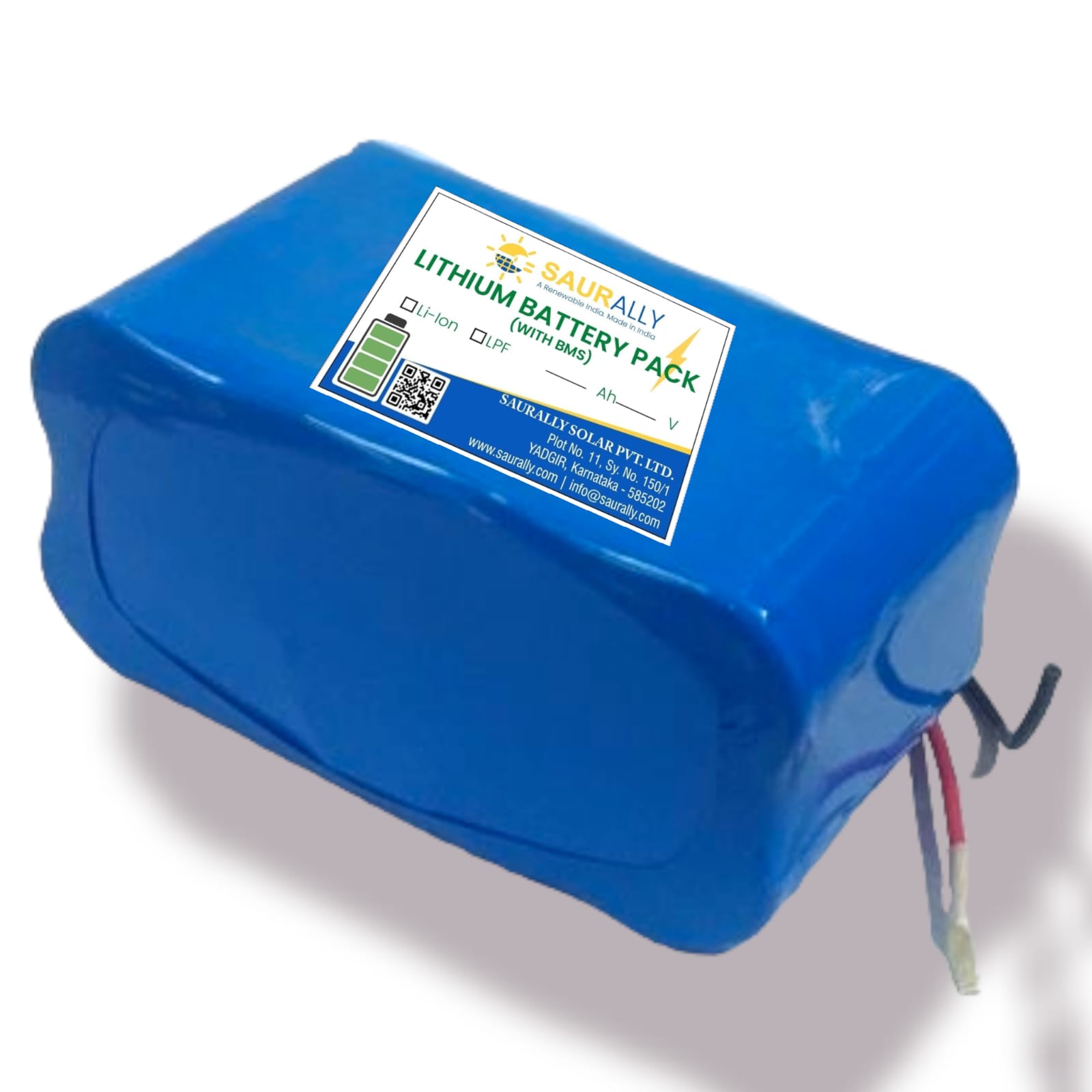 12Ah 12.8V LFP (LiFePO4) Battery Pack With BMS - Saurally Solar Private ...