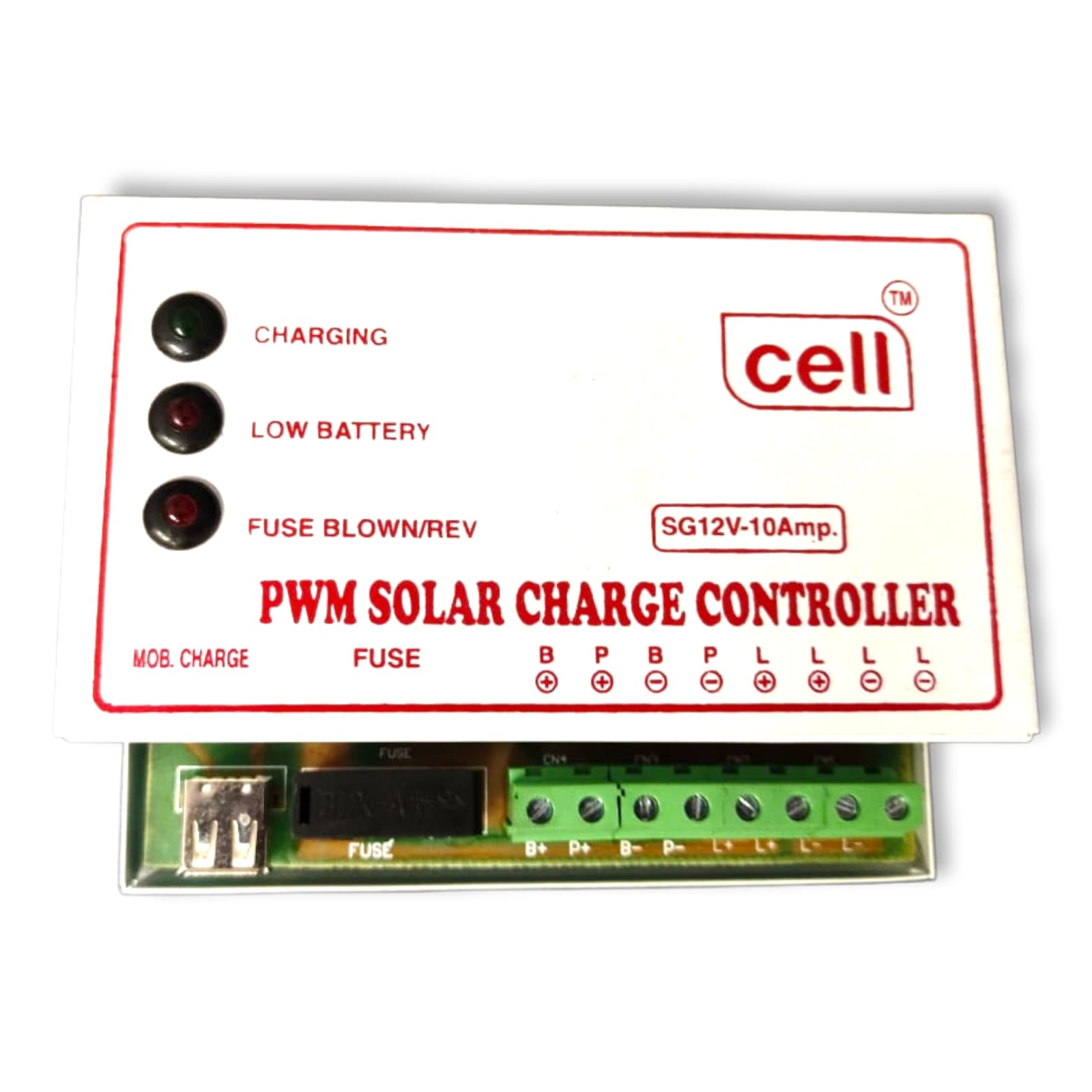 PWM Solar Charge Controller 12V, 10A - Saurally Solar