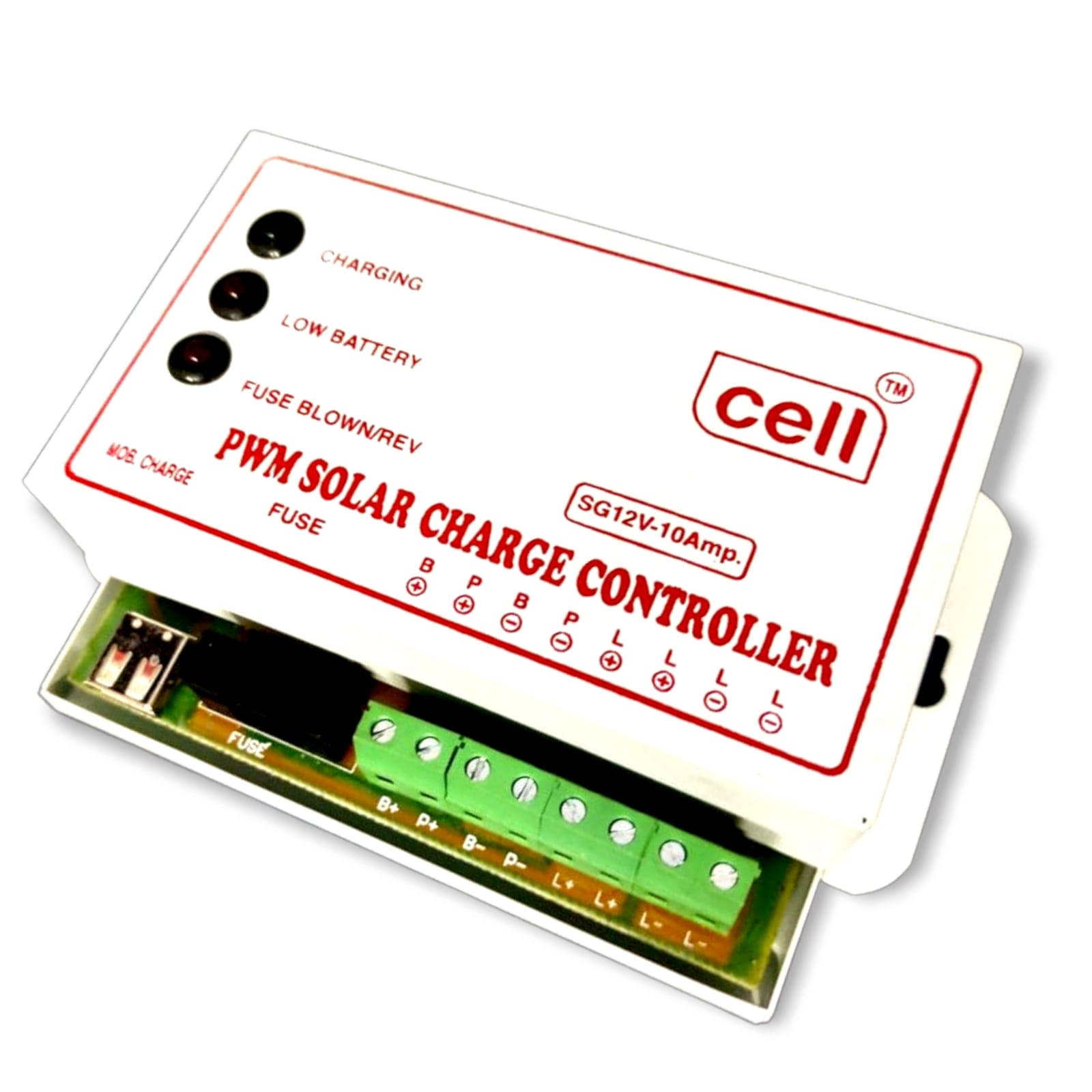 PWM Solar Charge Controller 12V, 10A - Saurally Solar